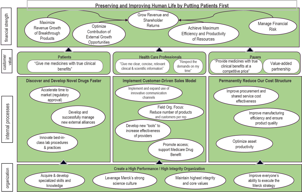 Pharma Strategy Map Example