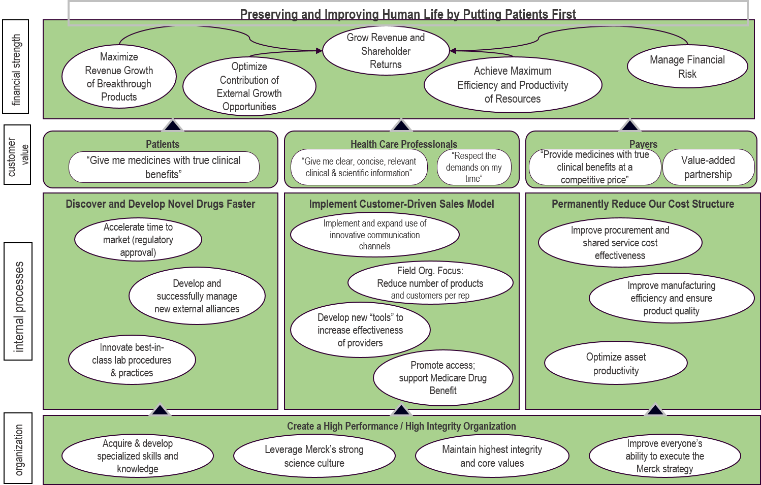 Pharma Strategy Map Example Pharma Strategy Map Example
